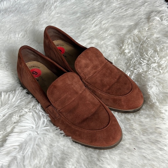 Clarks | Shoes | Clarks Ultimate Comfort Collection Rust Suede Leather ...
